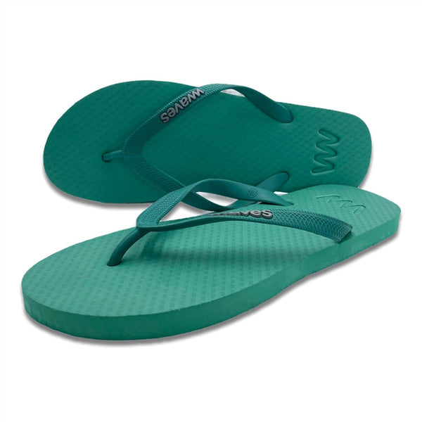 WAVES FLIP FLOP -D.GREEN/MINT